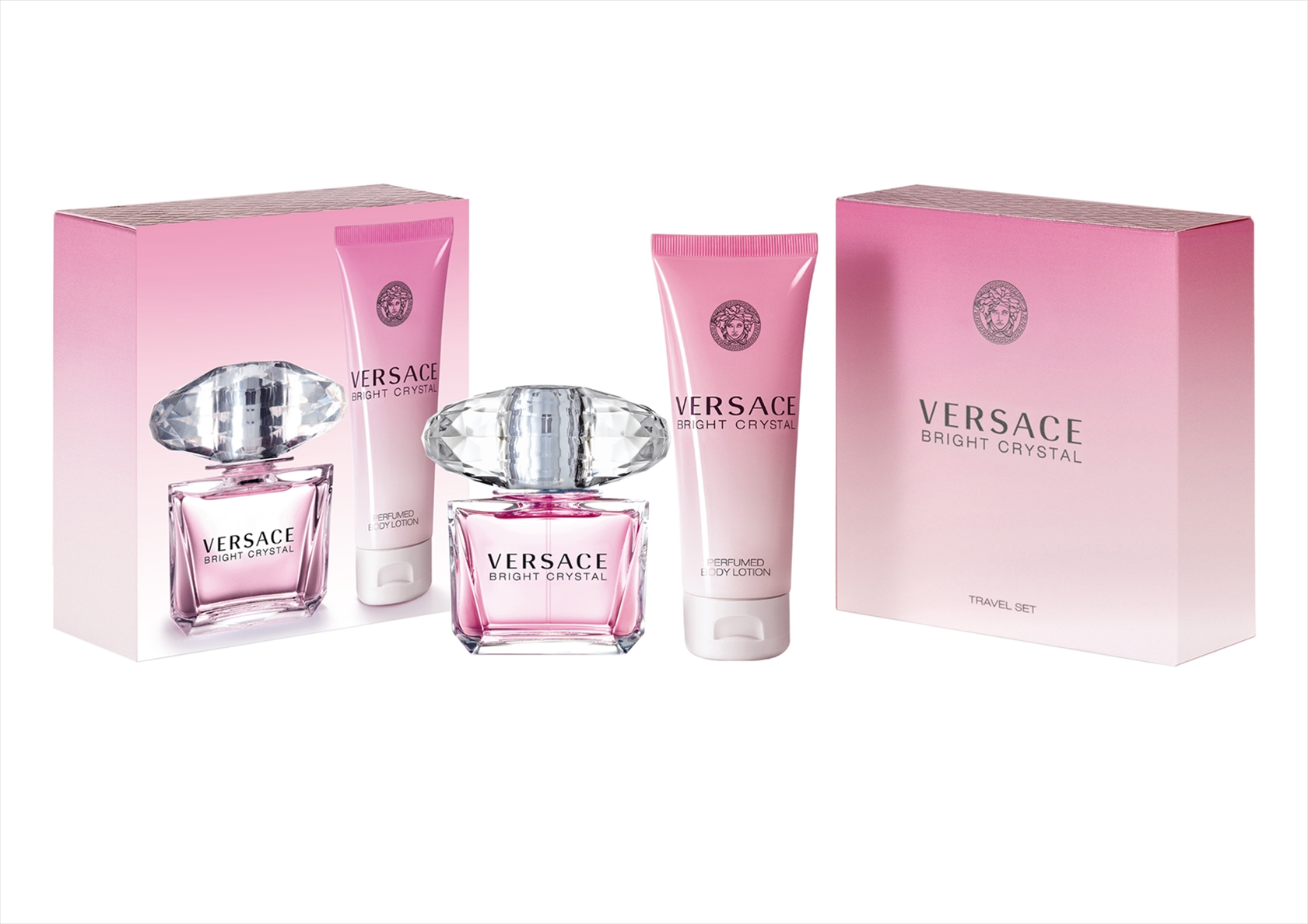 VERSACE BRIGHT CRYSTAL EDT 90ML+BODY LOTION 100ML - Neutral Free Shop